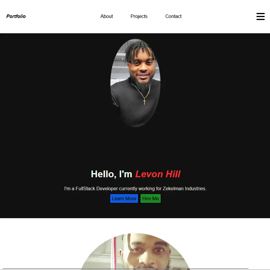 Levon Hill FullStack Portfolio